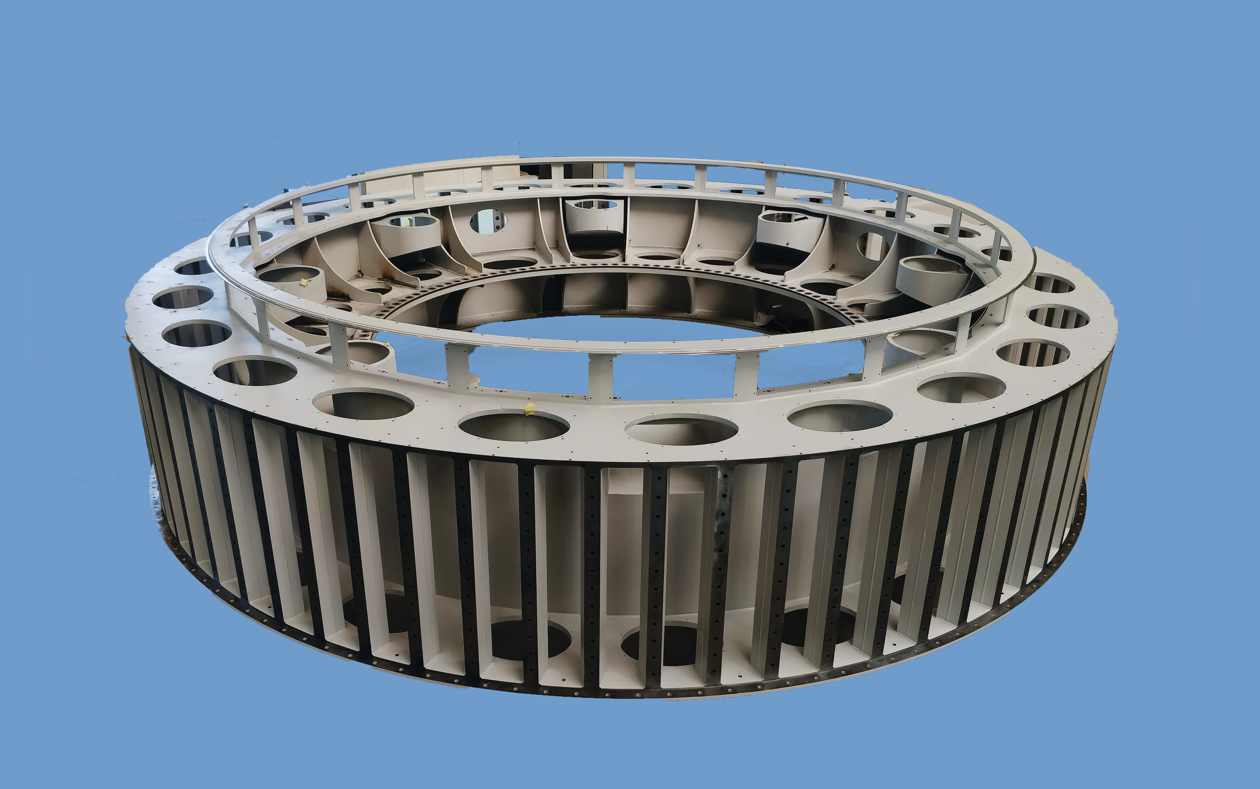 金风6.0MW直驱风机定子支架 - 内蒙古龙马重工集团有限公司